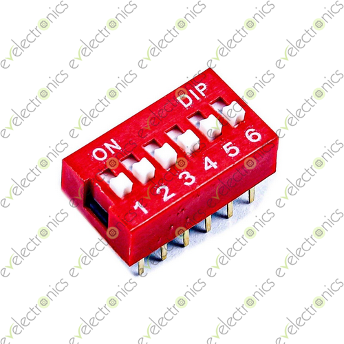 6 Positions 6-Bit DIP Switch 2.54mm DIP-12 in Pakistan