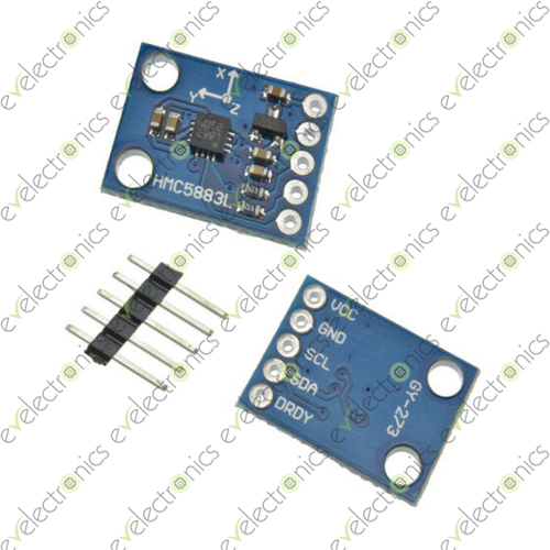 GY-273 QMC5883L 3-Axis Compass Magnetometer Sensor Module IIC/I2C in Pakistan