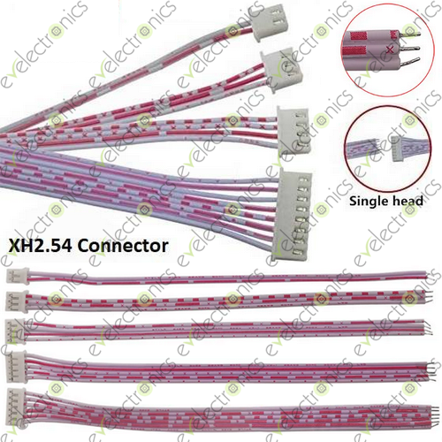 10-Pin Single Female Plug JST-XH 2.54mm Pitch with Wire in Pakistan