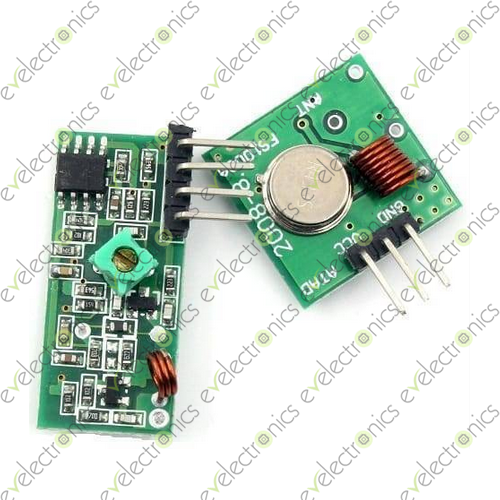 433Mhz RF Transmiter and Receiver Module Kit in Pakistan