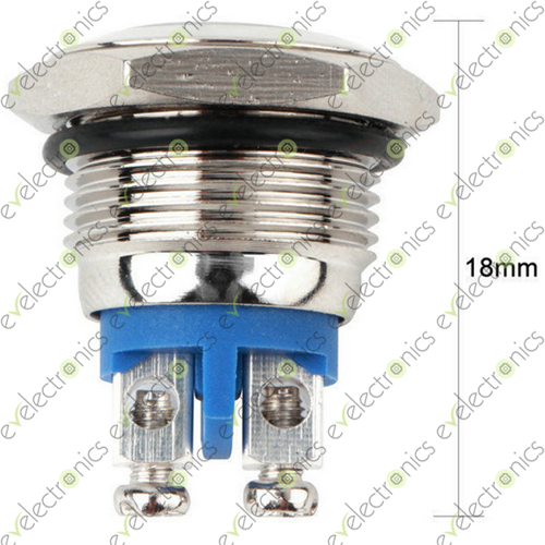 16MM Waterproof Stainless Steel Round Push Button HQ in Pakistan