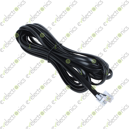 RJ11 RJ-11 6P4C Male to Male Telephone Extension Cord 4-Pin 2M in Pakistan