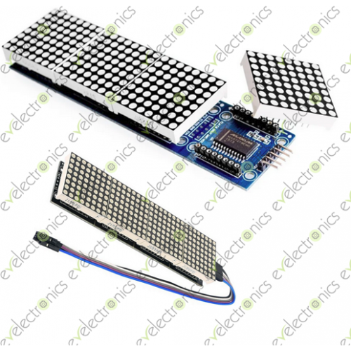 Max7219 8x32 LED Dot Matrix Display in Pakistan