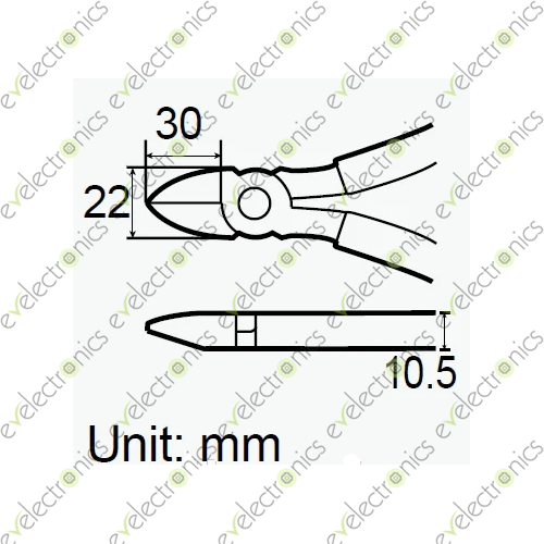 Proskit 1PK-067AS Side Cutting Plier Cutter 160mm in Pakistan