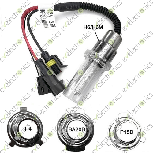 HID Xenon Universal Headlight Headlamp H6 6000K Light Bulb 12V 35W in ...