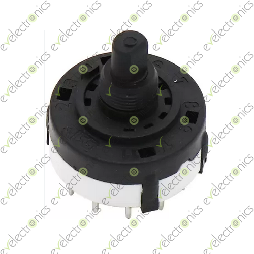 1 Pole 11 Position RS26 Panel Mount Rotary Switch Non Stop in Pakistan