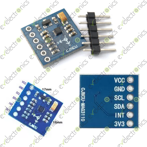 MAG3110 GY-3110 3-Axis Magnetometer Magnetoresistive Electronic Compass ...