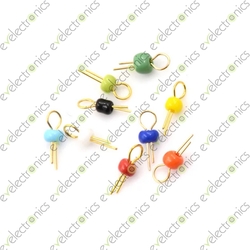 Green Gold Tone Soldering PCB Board Breadboard Test Point Pin in Pakistan