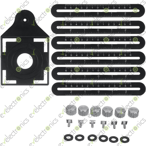Multi Angle Aluminium Alloy Measuring Ruler Six-folding in Pakistan