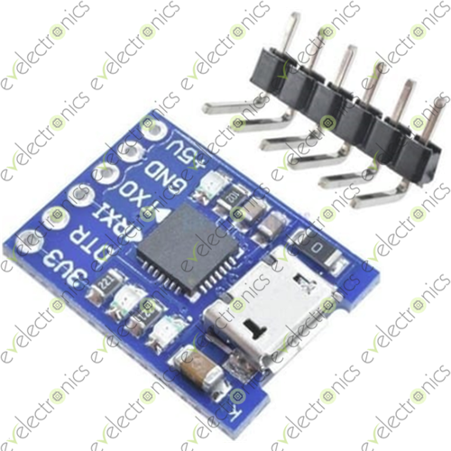 Micro CP2102 USB 2.0 To TTL / COM UART TTL Module Programmer 6-Pin in ...