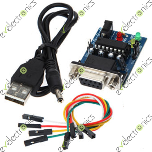 RS232 To TTL Converter Module COM Serial Board MAX232CPE Transfer Chip in Pakistan