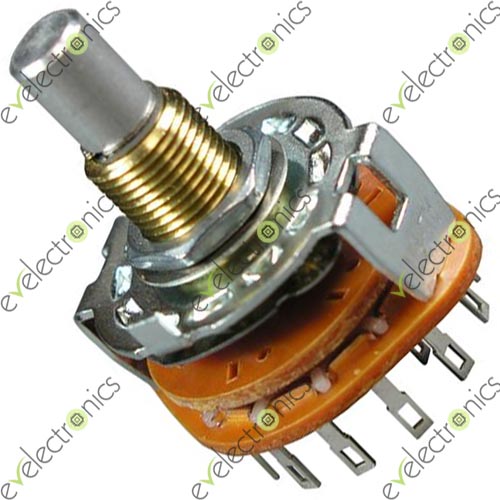 4 Pole 4 Position Rotary Switch