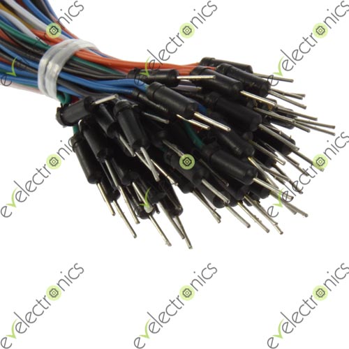 65 Pcs Male to Male Solderless Flexible Breadboard Jump Wires in Pakistan