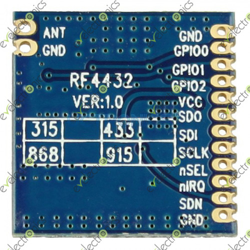 SI4432 240-960MHz transceiver module Distance 1000M in Pakistan