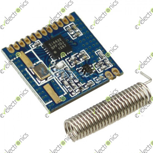SI4432 433M transceiver module Distance 1500M in Pakistan