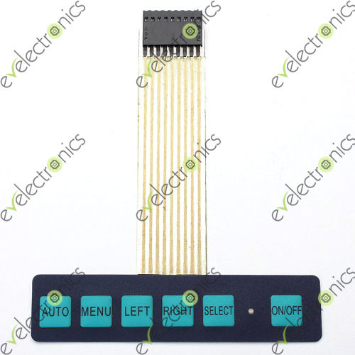 1x6 Matrix Array 6 Key Membrane Switch Keypad in Pakistan