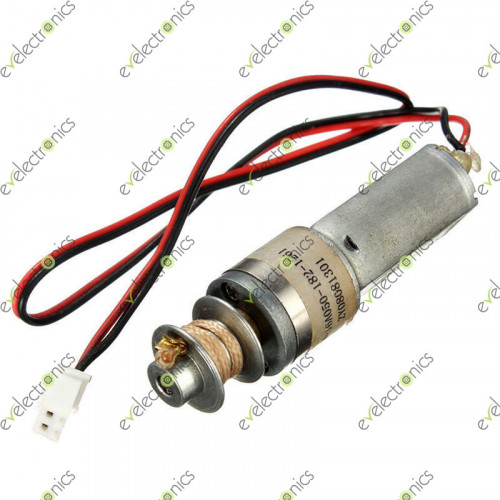 Mini 12V DC Motor Full Metal Gear Motor 60RPM w/ Pull Wheel in Pakistan